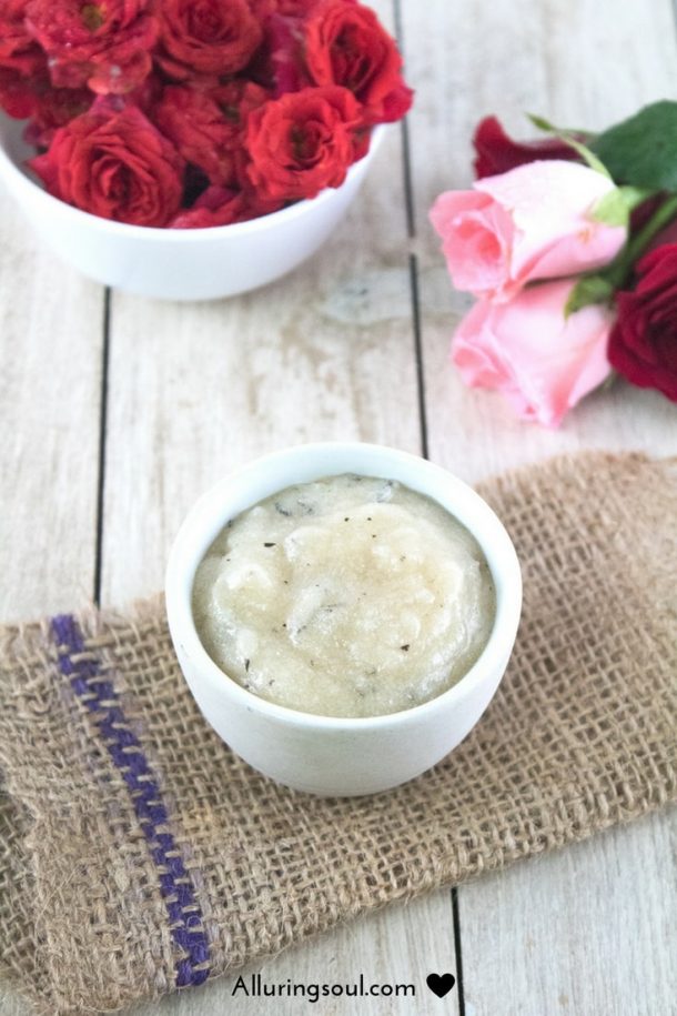 Potato For Skin Whitening - Exfoliating Potato & Green Tea Sugar Scrub