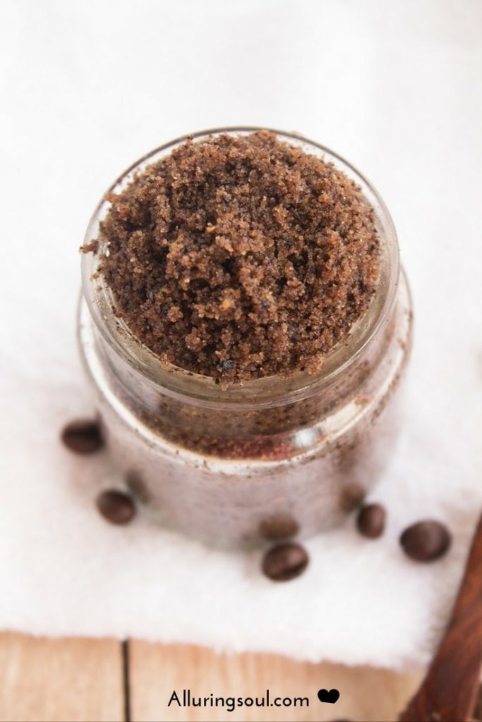 DIY Coffee Scrub for smooth and Bright Skin