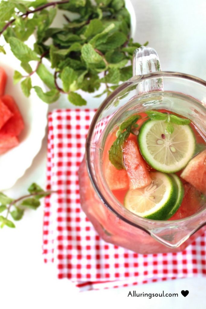 Hydrating Watermelon Detox Water For Clear Skin