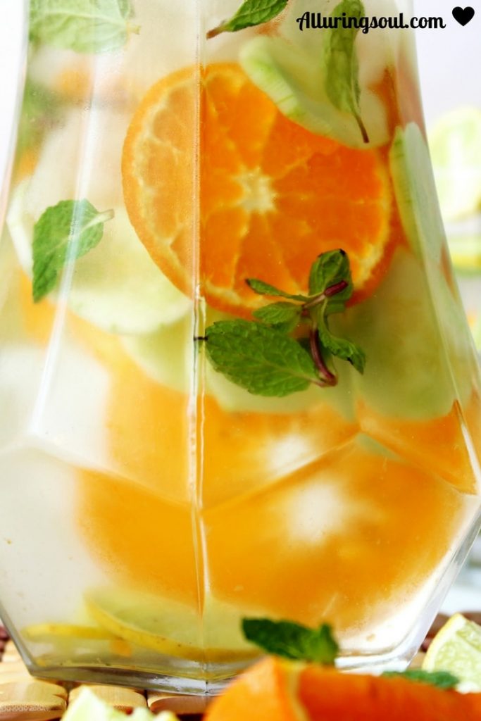Fat Flushing Orange Detox Water For Radiant & Younger Skin