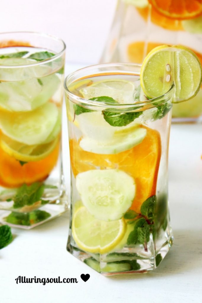Fat Flushing Orange Detox Water For Radiant & Younger Skin