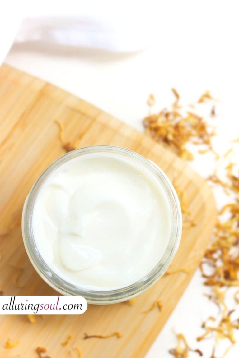 DIY Skin Repairing Calendula Face Cream