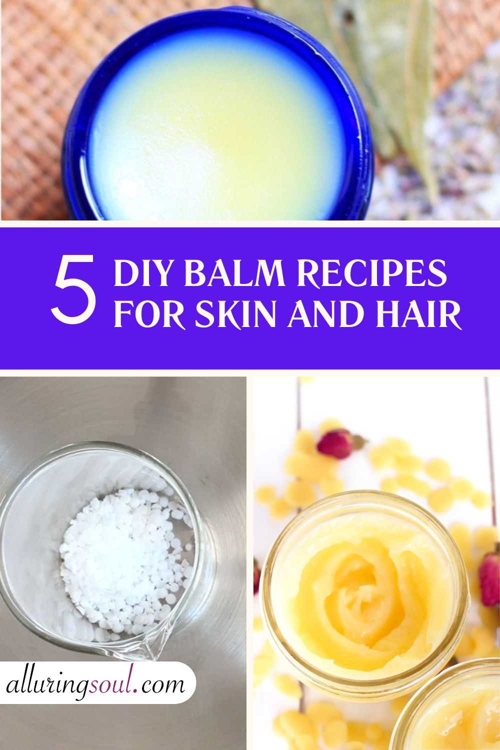 5 DIY Balm Recipes For Skin and Hair