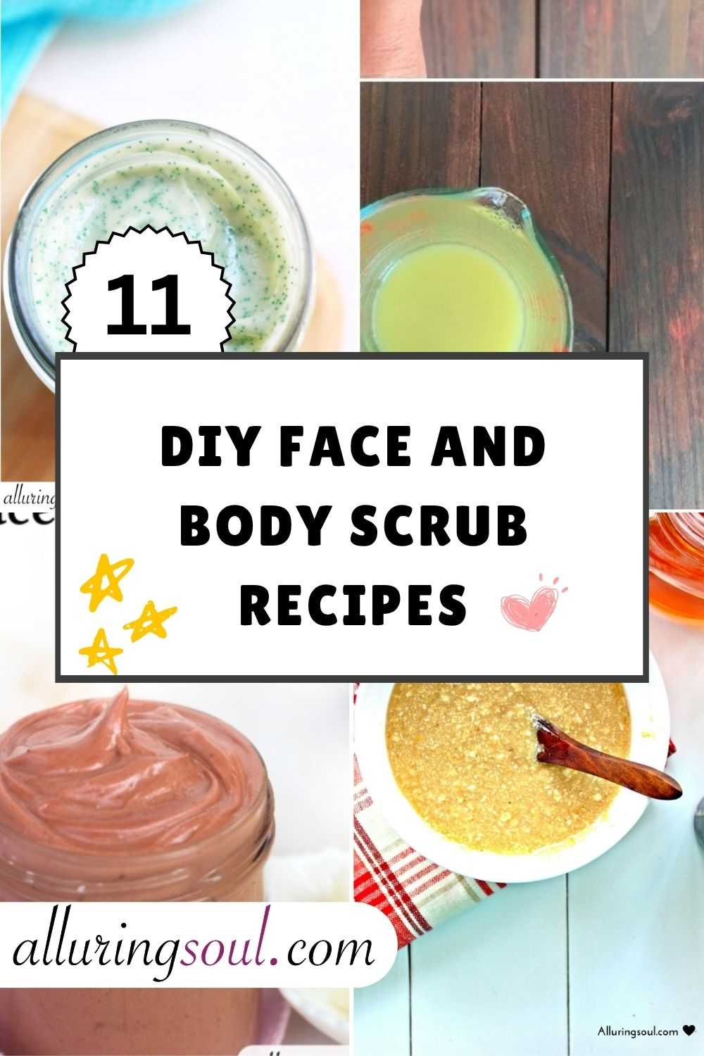 11 DIY Face and Body Scrub Recipes